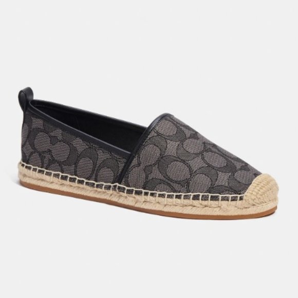 Coach | Shoes | Nwt 28 New Coach Espadrille In Signature Jacquard ...